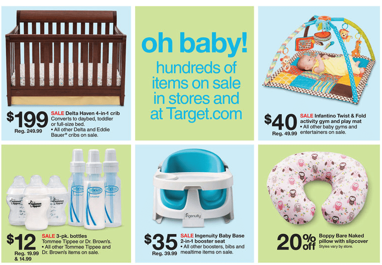 Target Ad What A Baby Wants Sale For Babies | WeeklyAds2
