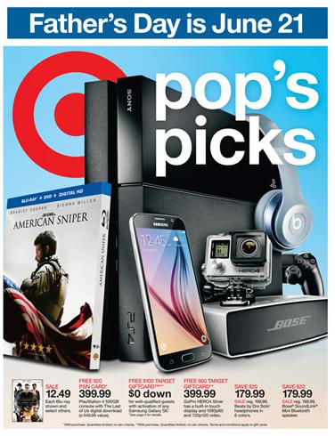 Target Weekly Ad Jun 14 - Jun 20 Electronics 2015 (Fathers Day ...