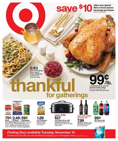 Target Weekly Ad Thanksgiving Nov 13 - 16 2016 | WeeklyAds2
