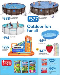 Walmart Ad Outdoor Pool Fun May 12 - 23, 2019 | WeeklyAds2