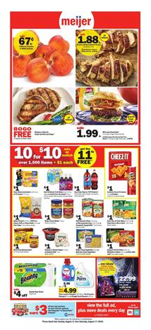 Meijer Digital Coupons Weekly Ad Aug 11 - 17, 2019 | WeeklyAds2