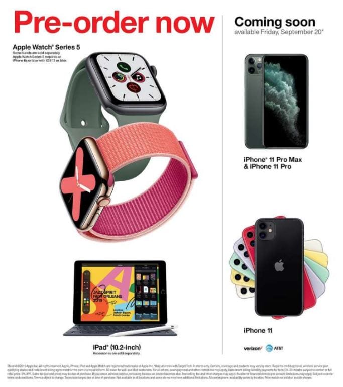 Target iPhone 11 is Available Sep 20, 2019 | WeeklyAds2