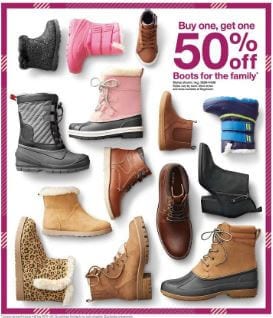 Target Winter Boots | Weekly Ad Clothing Sale | WeeklyAds2