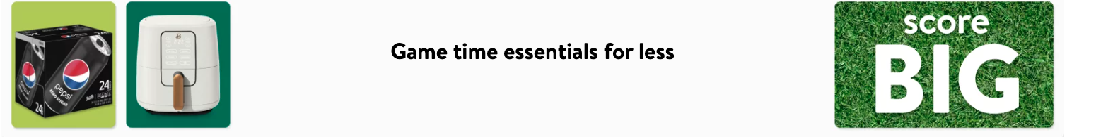 Walmart Game Time Essentials Jan 2023
