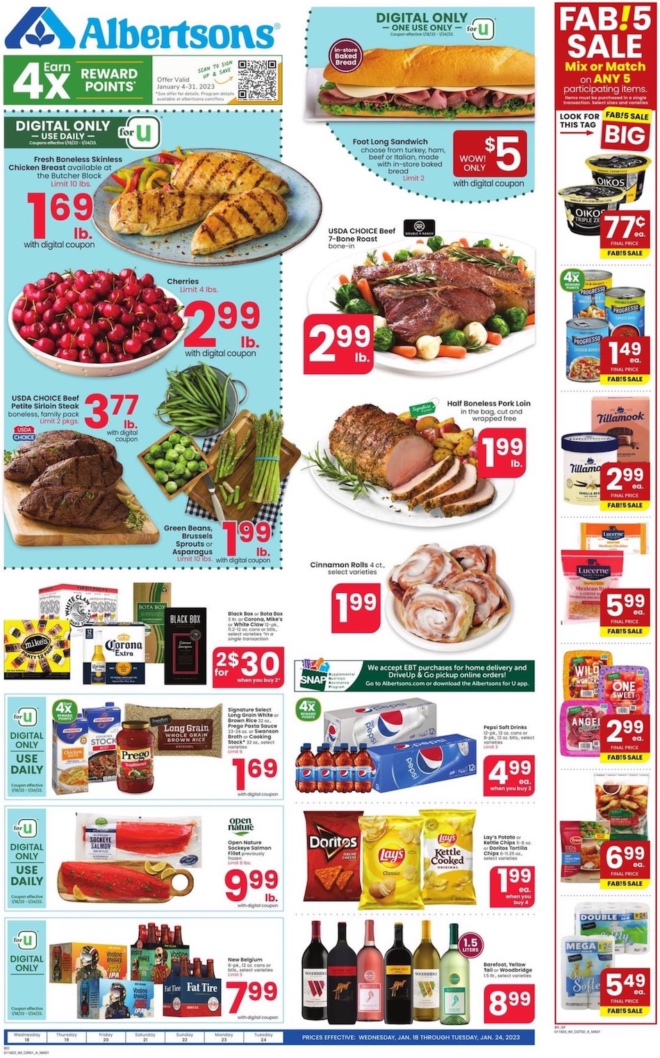 Albertsons Weekly Ad Sale Jan 18 - 24, 2023 | WeeklyAds2