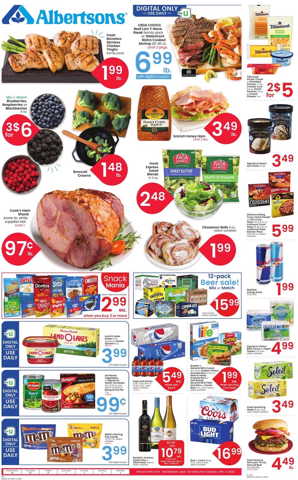 Albertsons Weekly Ad Easter Mar 29 - Apr 4, 2023 | WeeklyAds2
