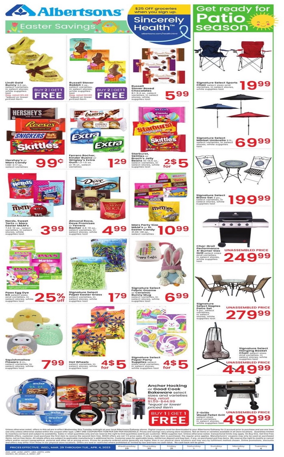 Albertsons Weekly Ad Easter Mar 29 - Apr 4, 2023 | WeeklyAds2
