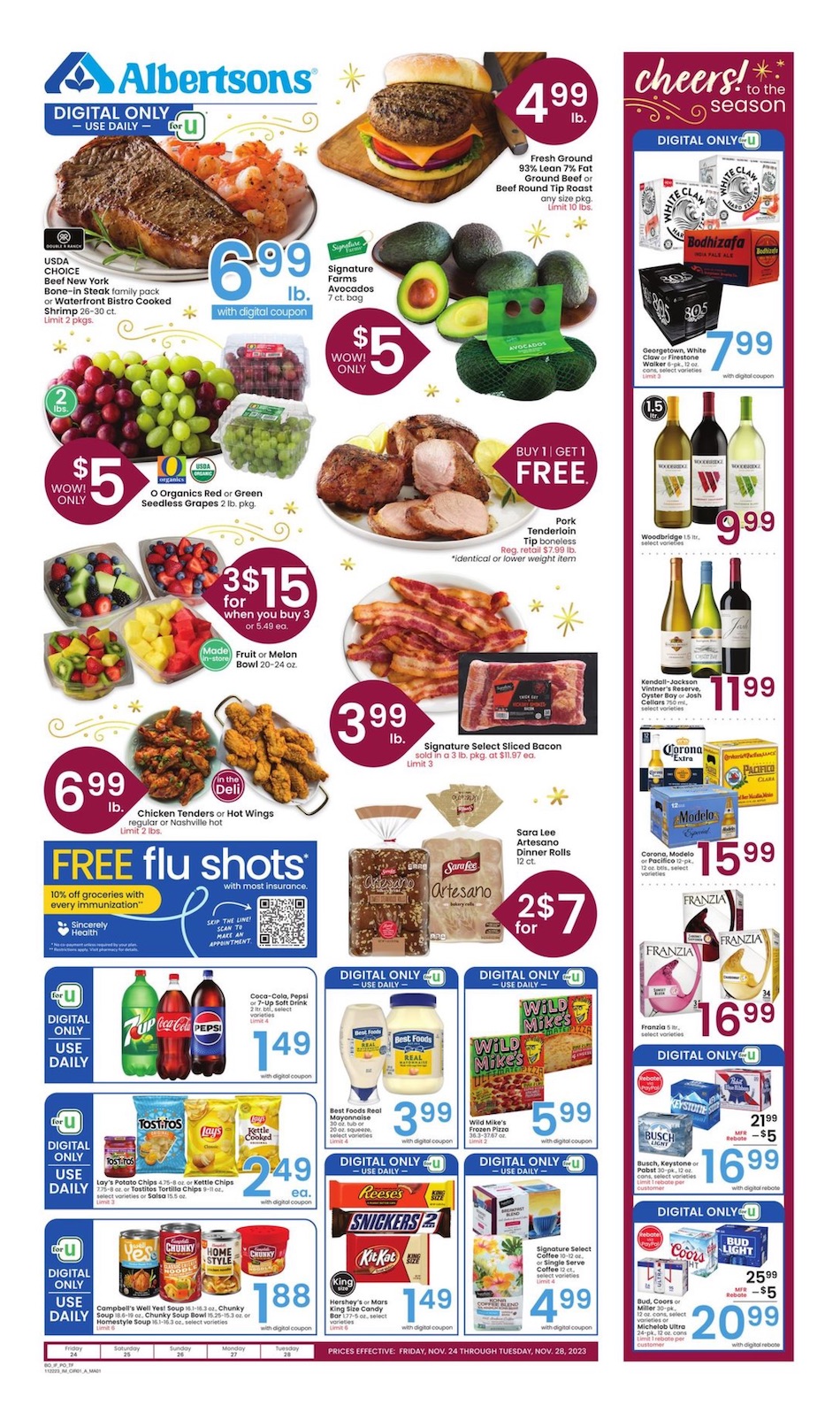 Albertsons Weekly Ad Nov 24 - 28, 2023 | WeeklyAds2