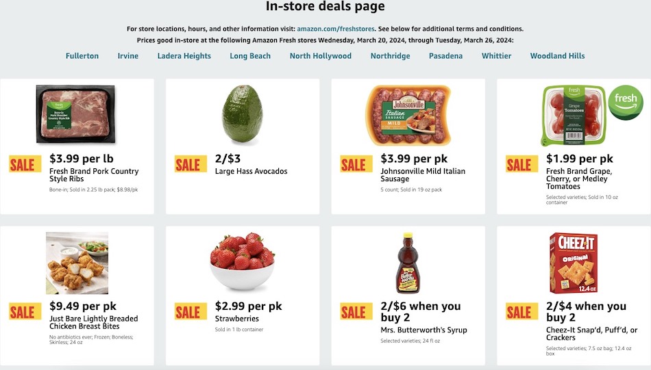 Amazon Fresh Weekly Ad Mar 20 - 26, 2024 | WeeklyAds2