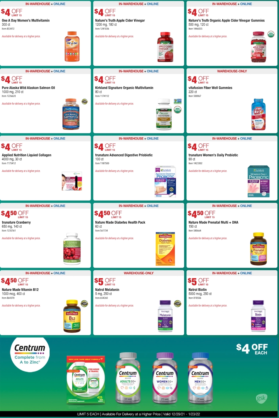 Costco Ad Dec 29 2021 - Jan 23, 2022 | WeeklyAds2