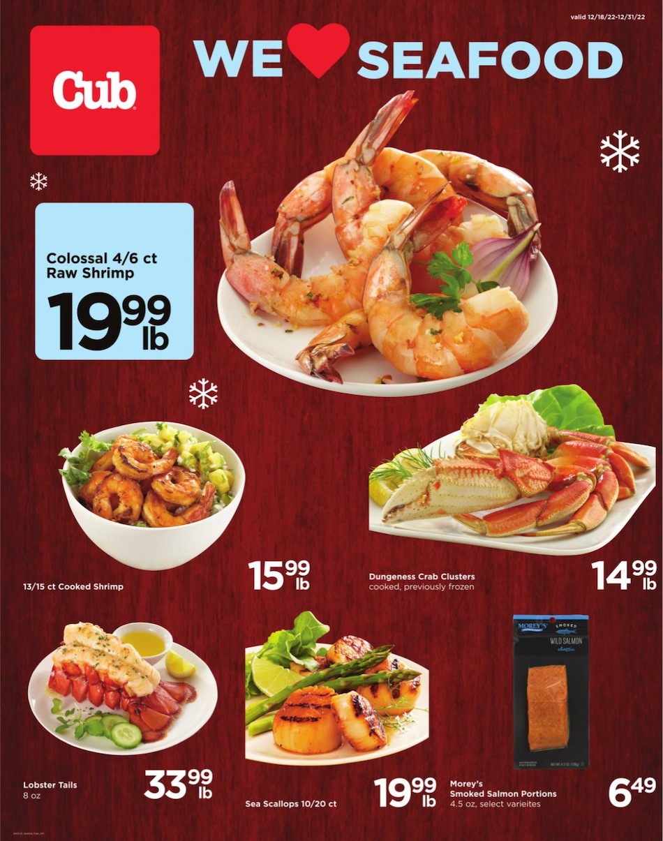 Cub Foods Ad Seafood Dec 18 - 24, 2022 | WeeklyAds2