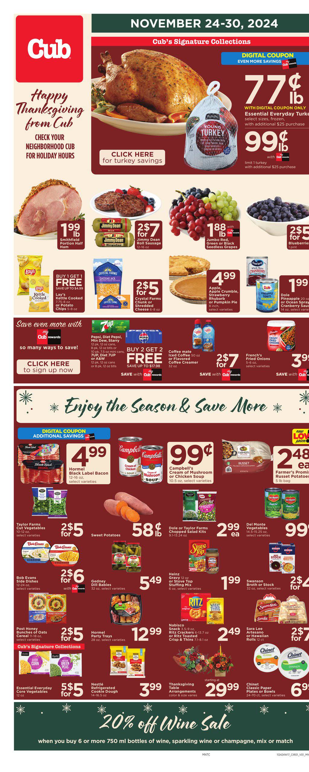 Cub Foods Ad Weekly Savings November 24 - 30, 2024 | WeeklyAds2
