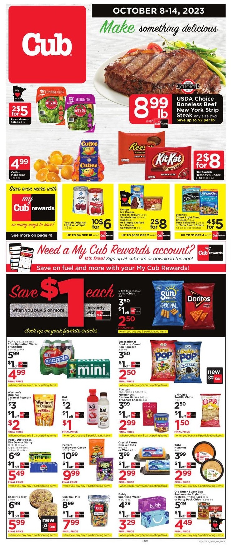 Cub Foods Weekly Ad Oct 8 - 14, 2023 | WeeklyAds2