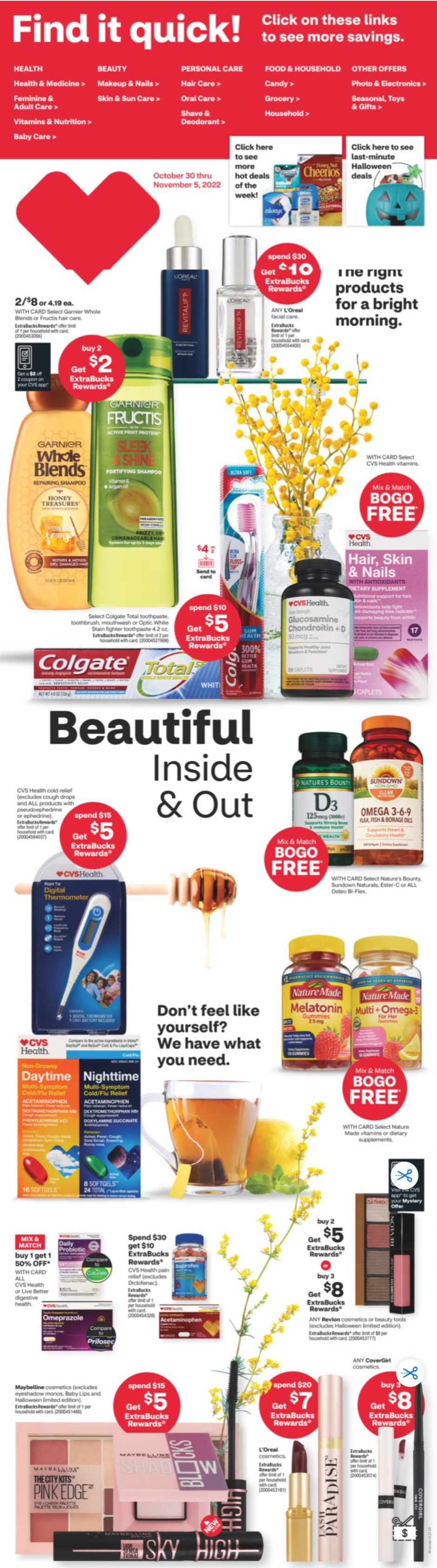 CVS Weekly Ad Oct 30 - Nov 5, 2022 | WeeklyAds2