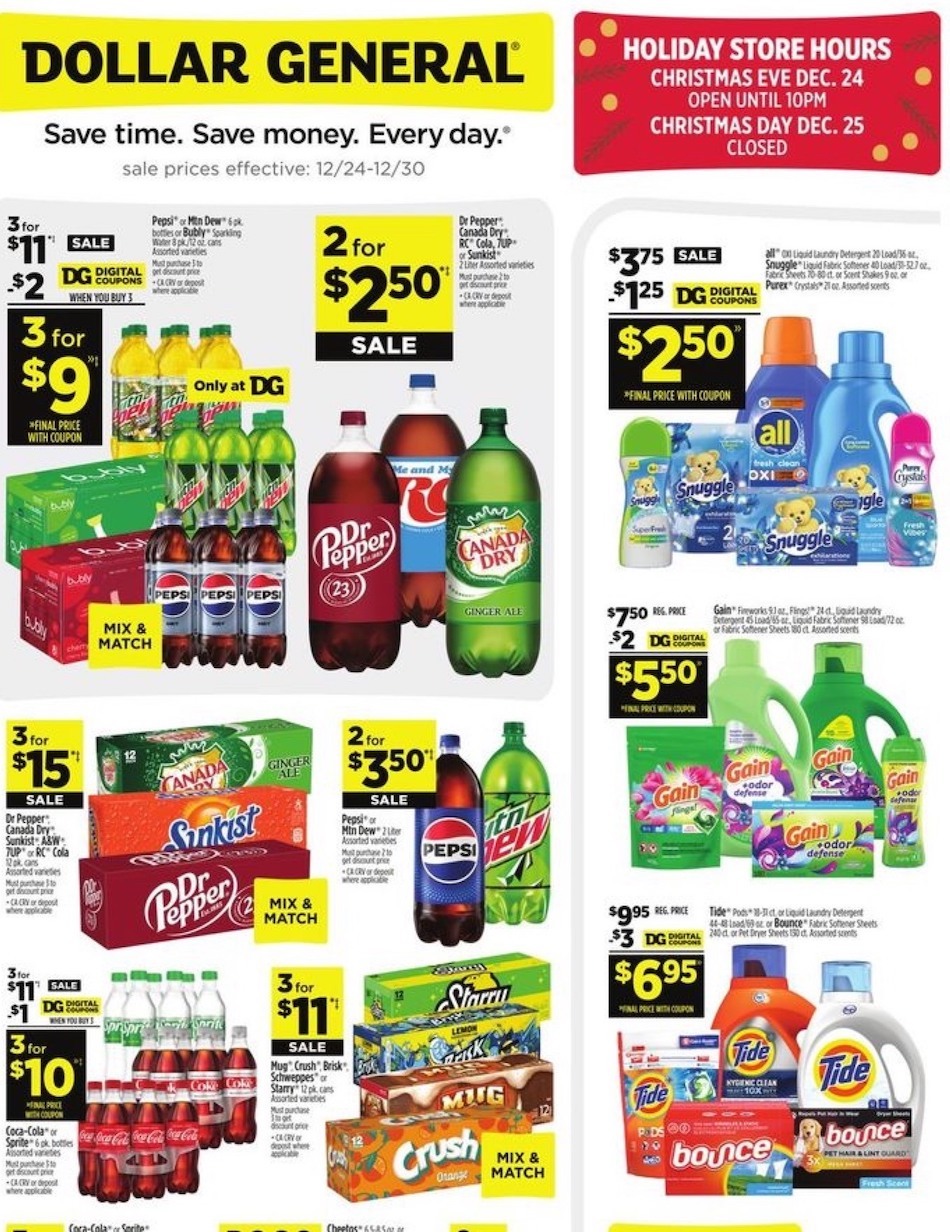 Dollar General Ad Dec 24 - 30, 2023 | WeeklyAds2