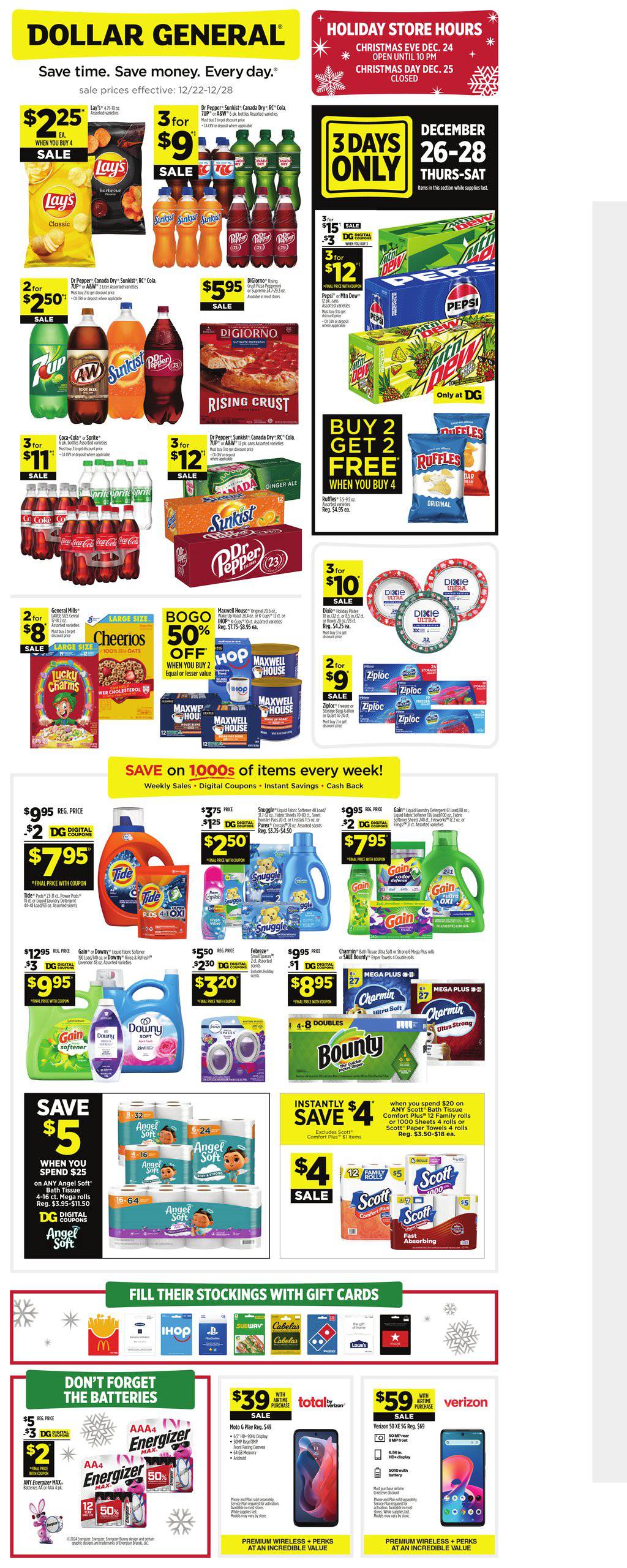 Dollar General Weekly Ad December 22 - 28, 2024 | WeeklyAds2