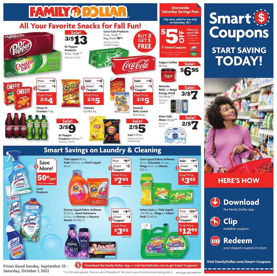 Family Dollar Ad Sep 25 - Oct 1, 2022 | WeeklyAds2
