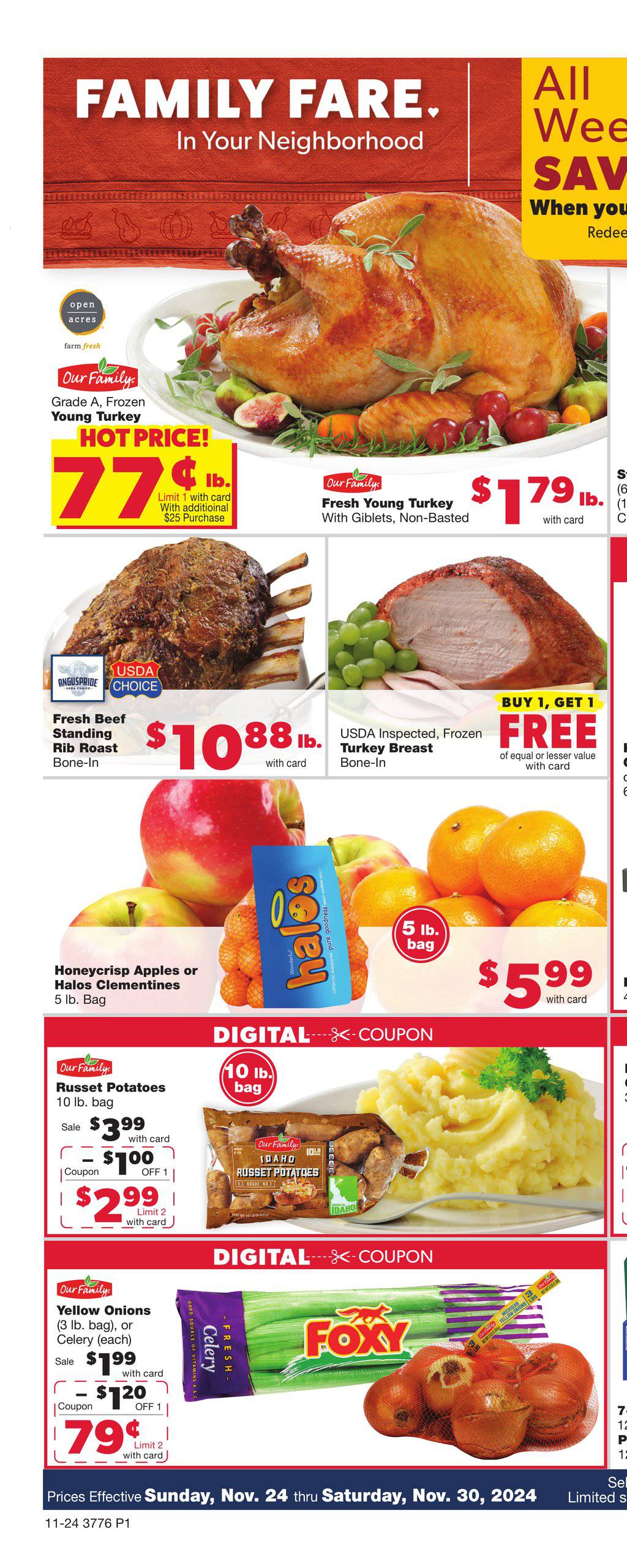 Family Fare Weekly Ad - West November 24 - 30, 2024 | WeeklyAds2