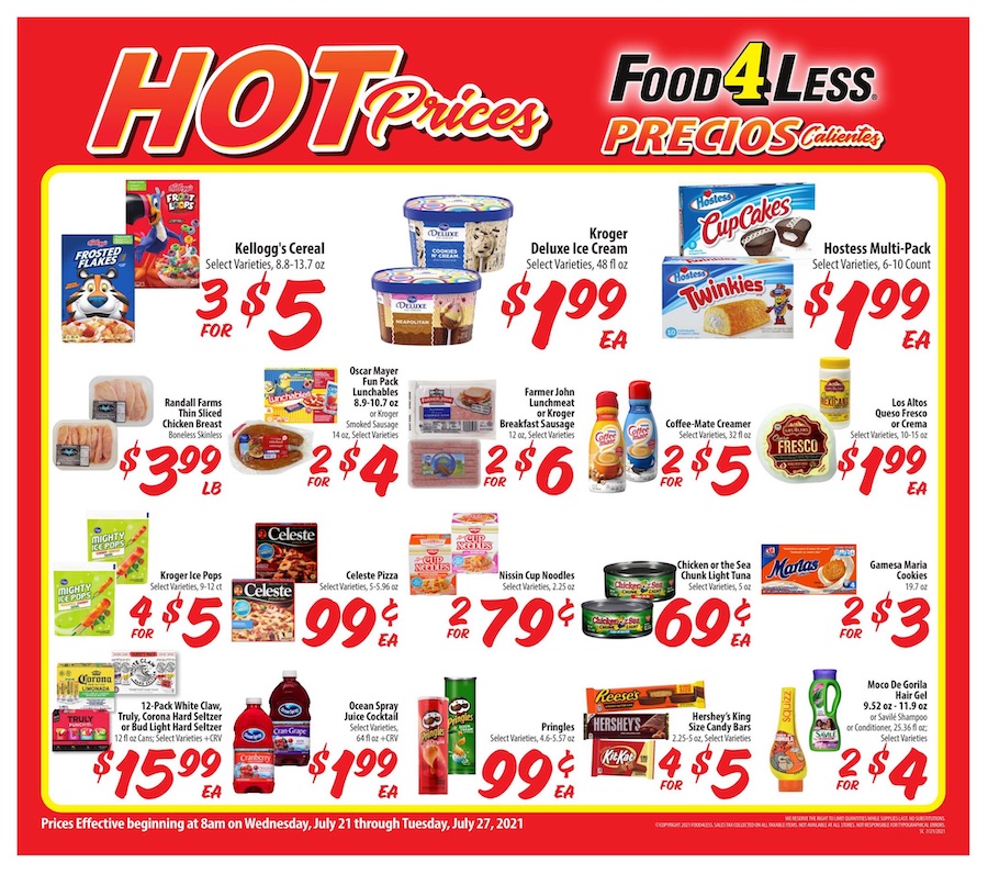 Food 4 Less Ad Jul 21 - 27, 2021 | WeeklyAds2
