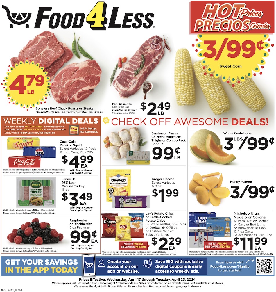 Food 4 Less Weekly Ad Apr 17 - 23, 2024 | WeeklyAds2