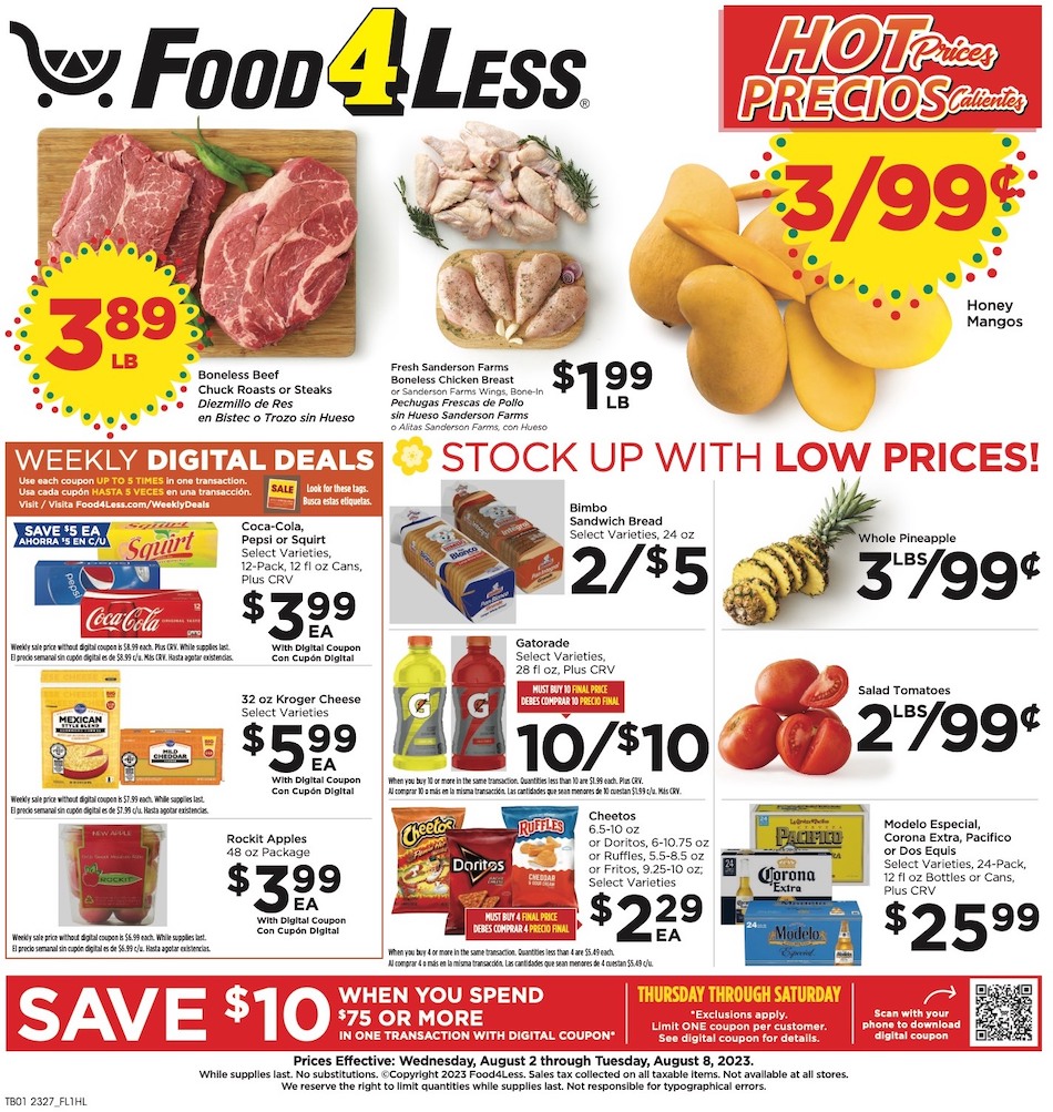 Food 4 Less Weekly Ad Aug 2 - 8, 2023 | WeeklyAds2