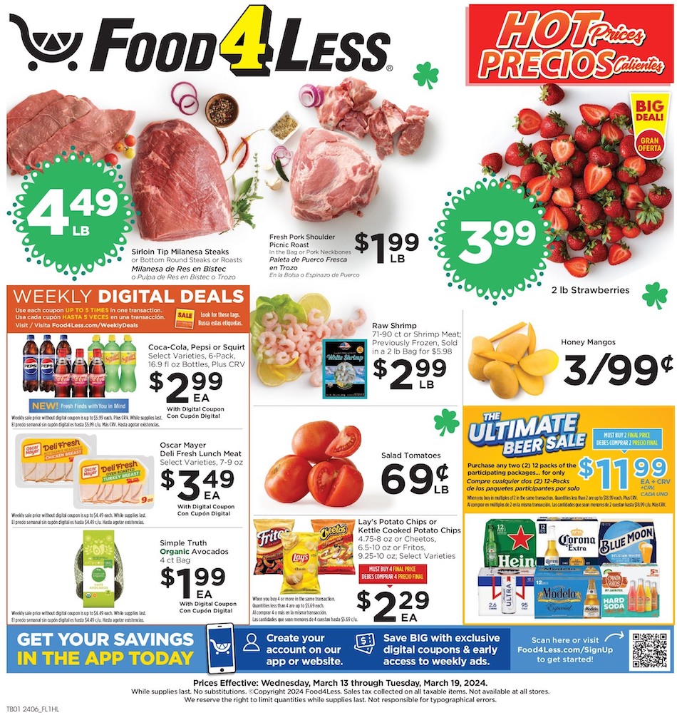 Food 4 Less Weekly Ad Mar 13 - 19, 2024 | WeeklyAds2