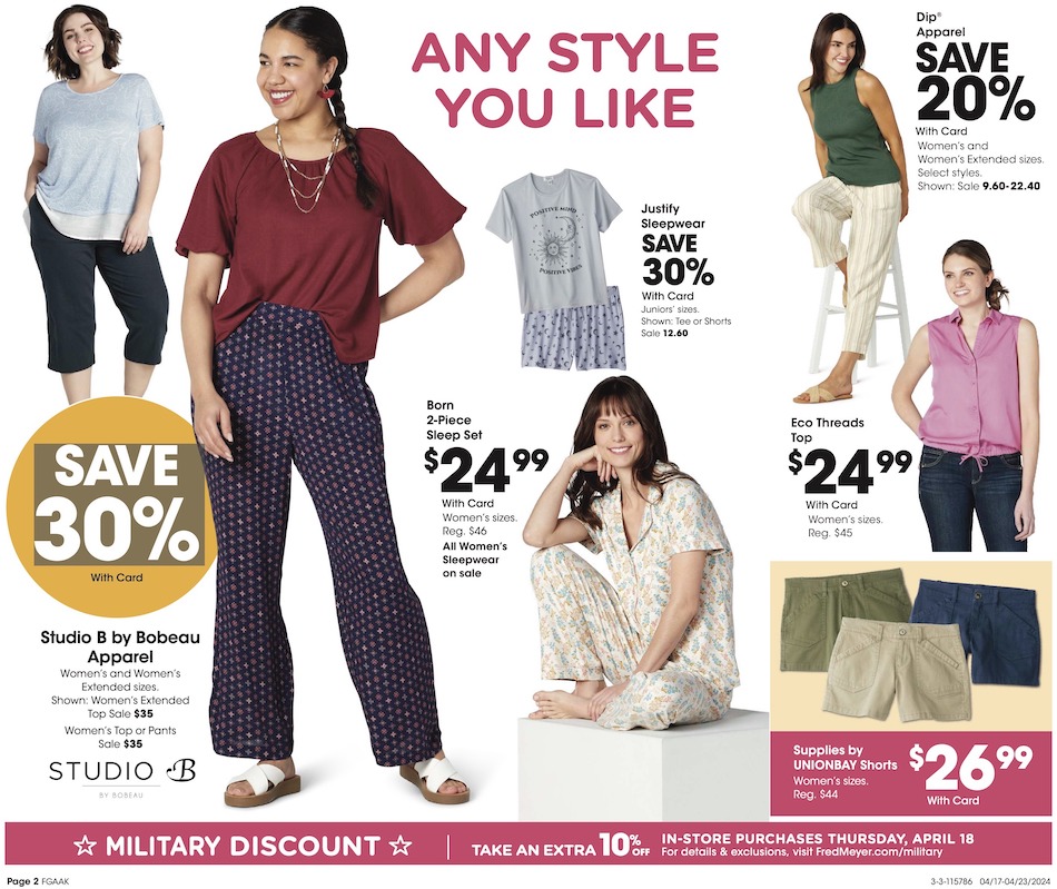 Fred Meyer Ad Merch Apr 17 - 23, 2024 | WeeklyAds2
