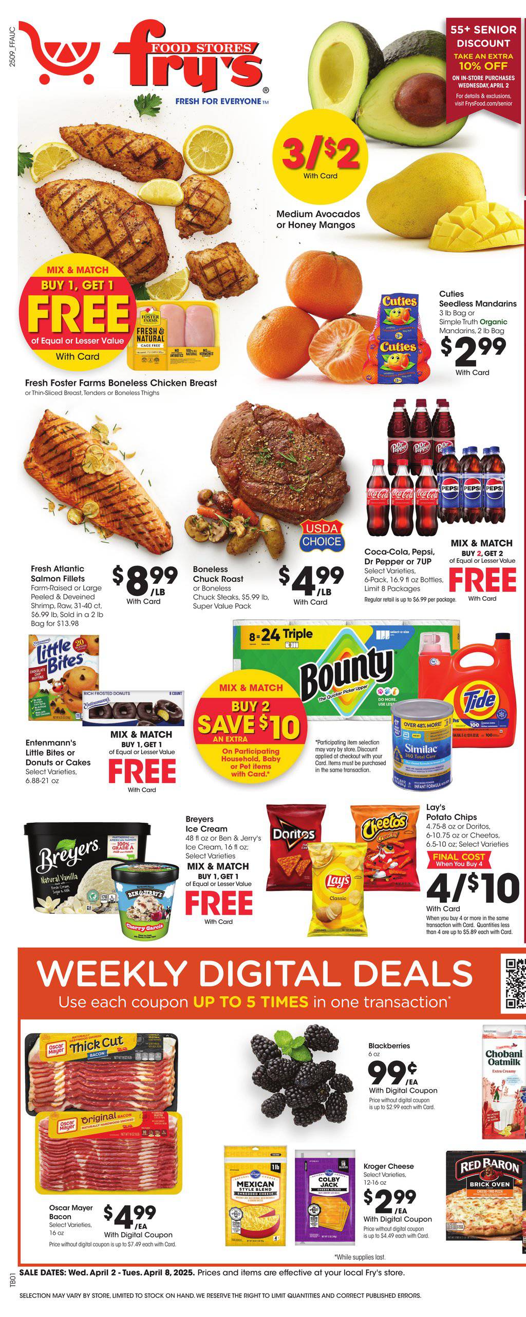 Fry's Weekly Ad April 2 - 8, 2025 | WeeklyAds2
