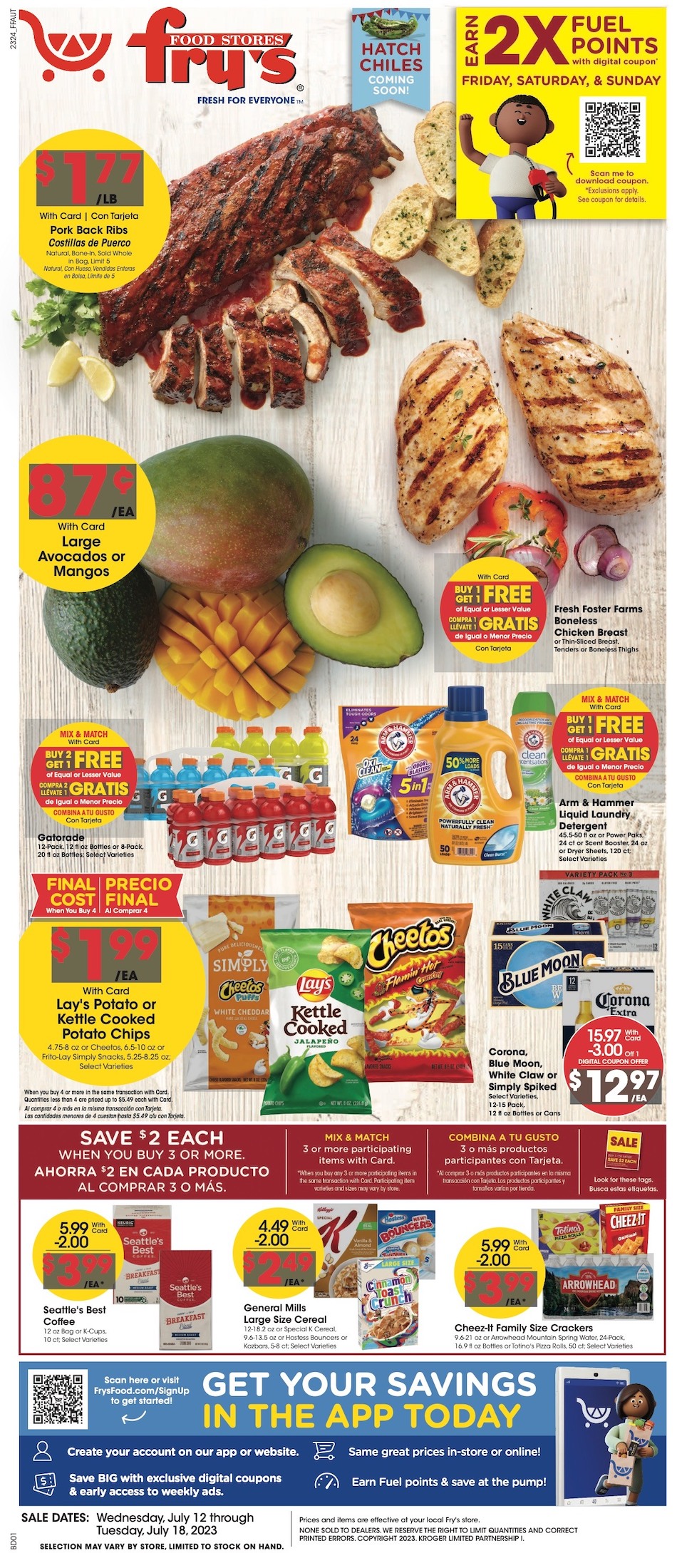 Fry's Weekly Ad Jul 12 - 18, 2023 | WeeklyAds2