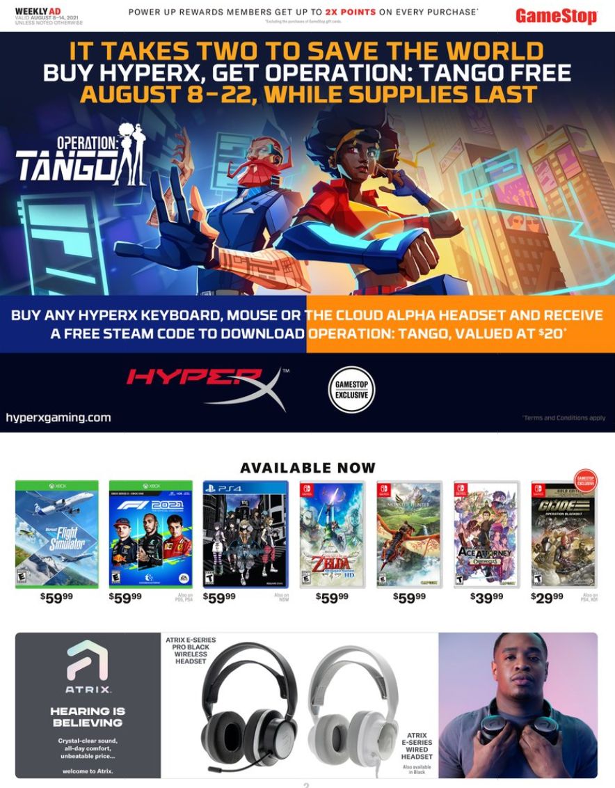 Gamestop Weekly Ad Aug 8 - 14, 2021 | WeeklyAds2