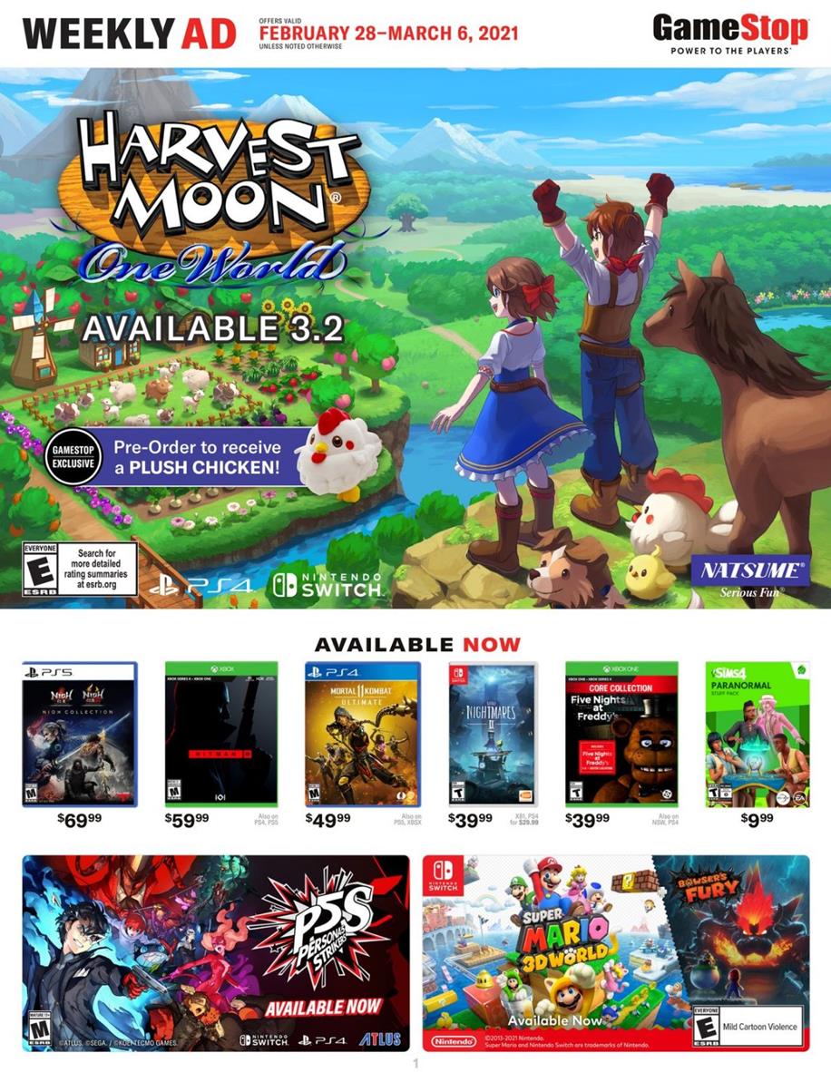 Gamestop Weekly Ad Feb 28 - Mar 6, 2021 | WeeklyAds2