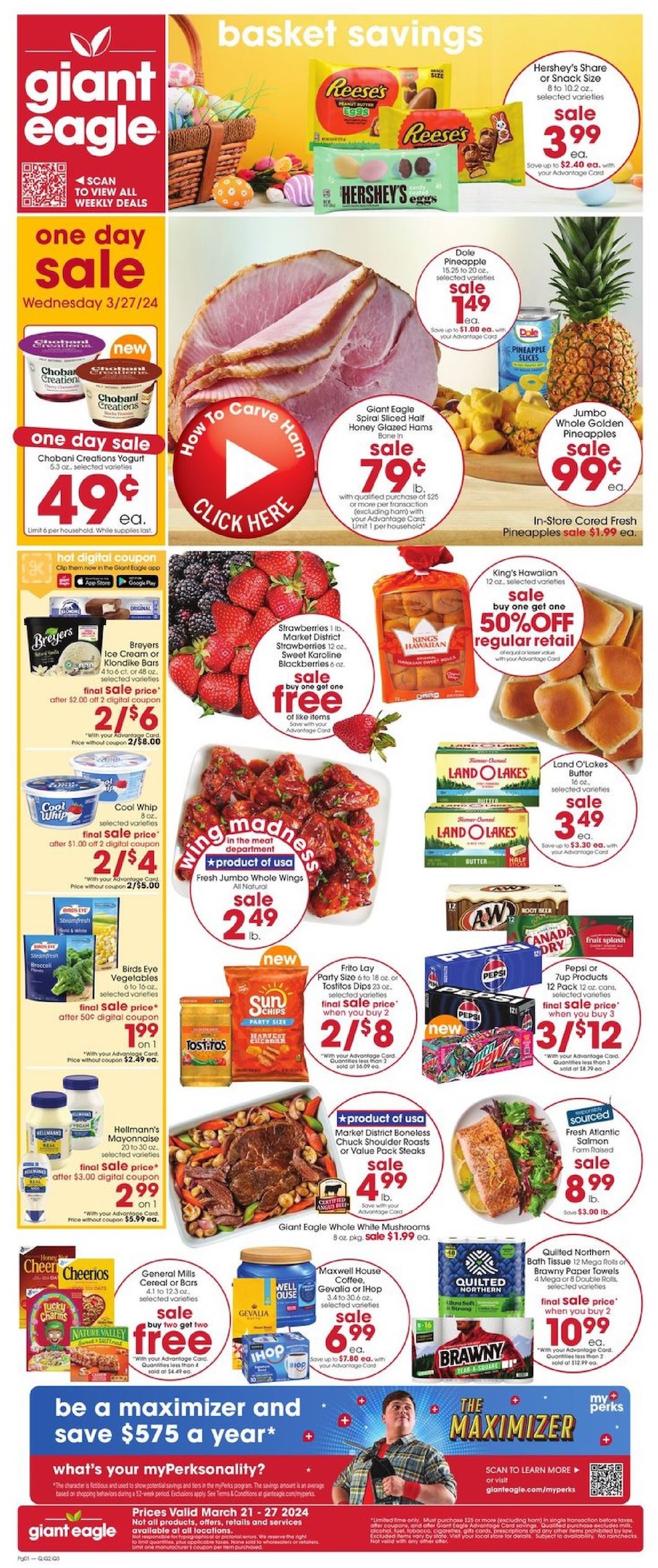 Giant Eagle Weekly Ad Mar 21 - 27, 2024 | WeeklyAds2