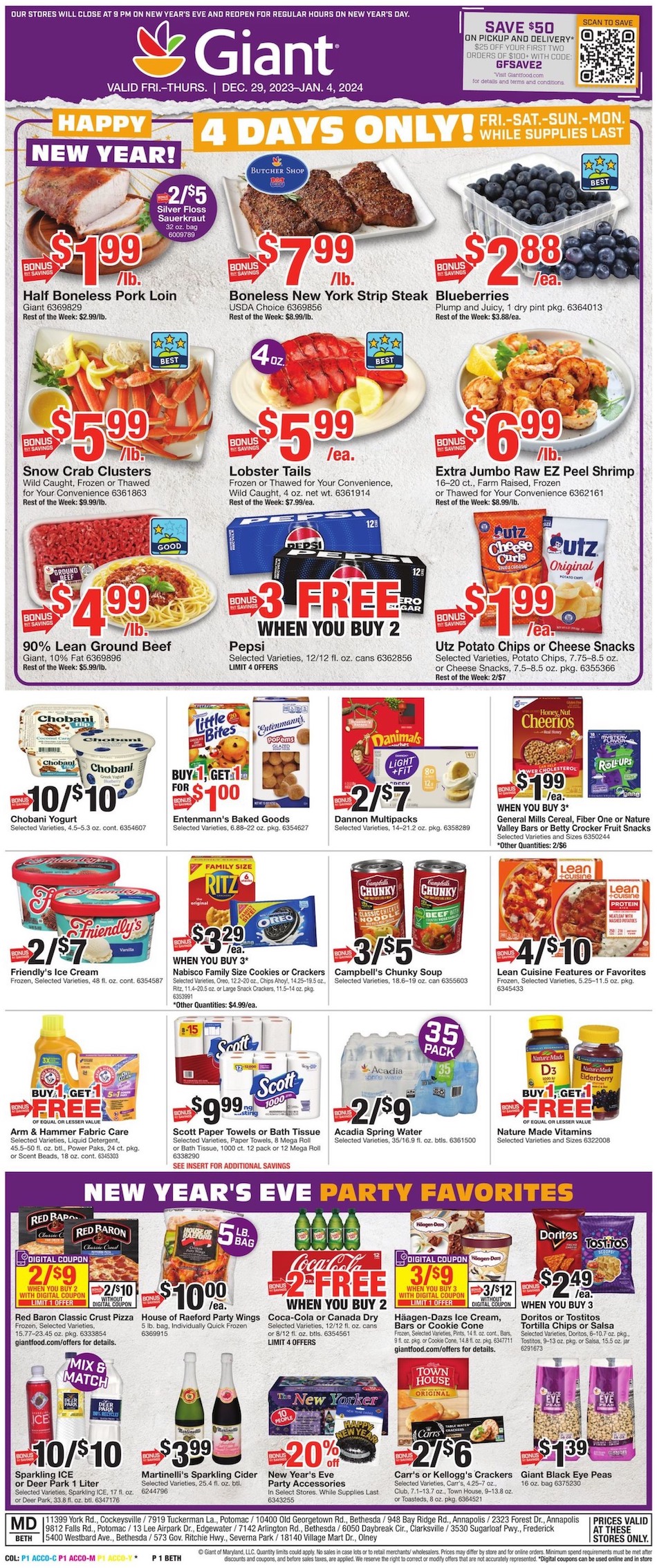 Giant Weekly Ad Dec 29 - Jan 4 | WeeklyAds2