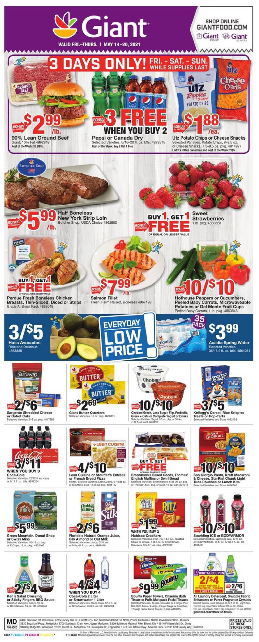 Giant Weekly Ad May 14 - 20, 2021 | WeeklyAds2