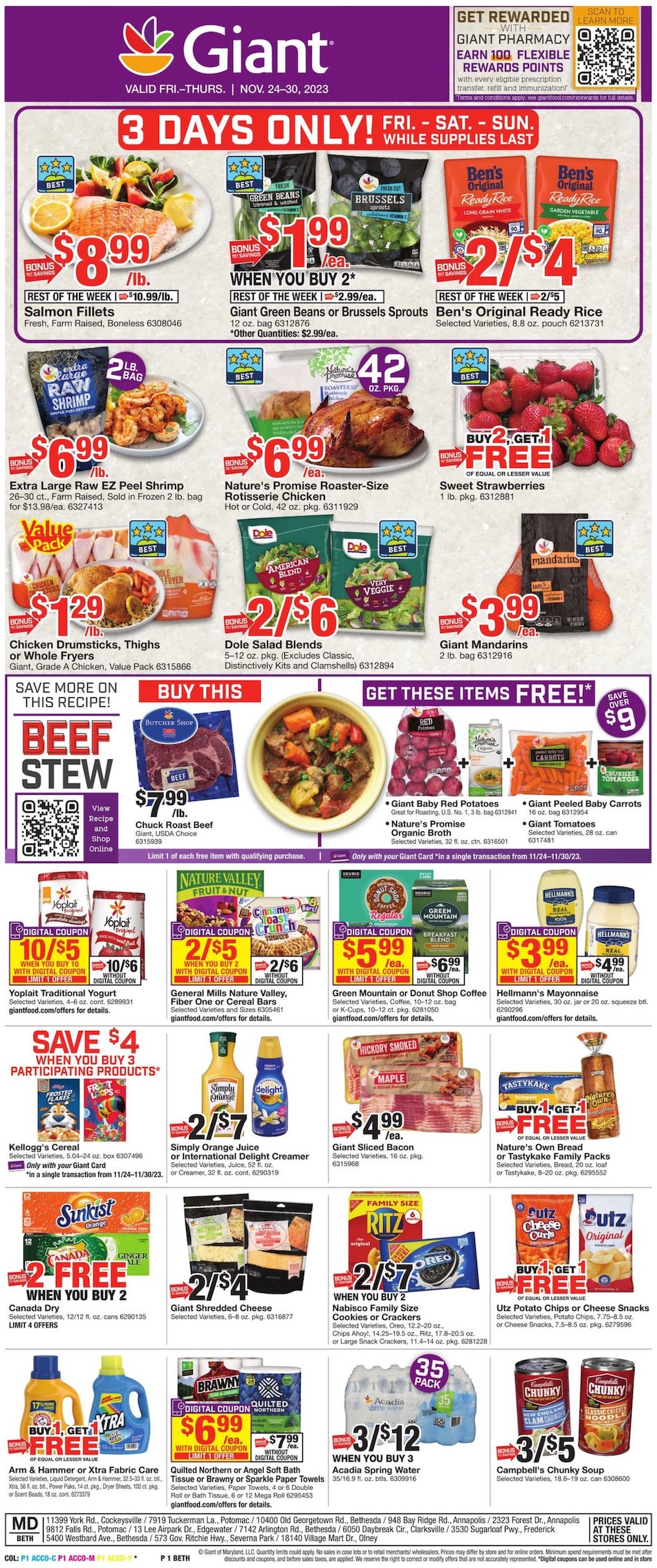 Giant Weekly Ad Nov 24 - 30, 2023 | WeeklyAds2