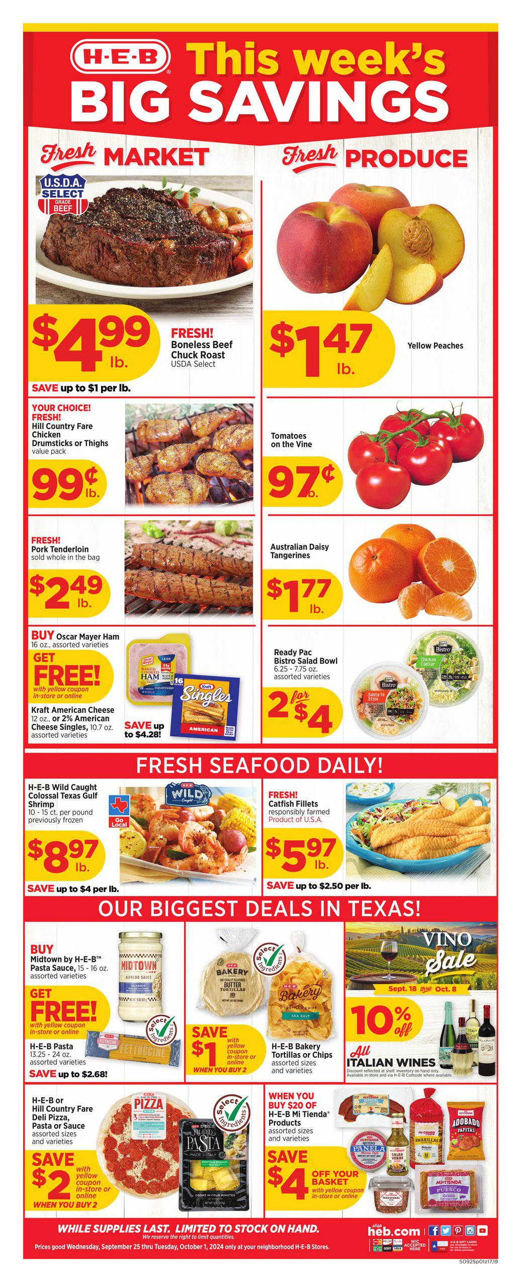 HEB Weekly Ad September 25 - October 1, 2024 | WeeklyAds2