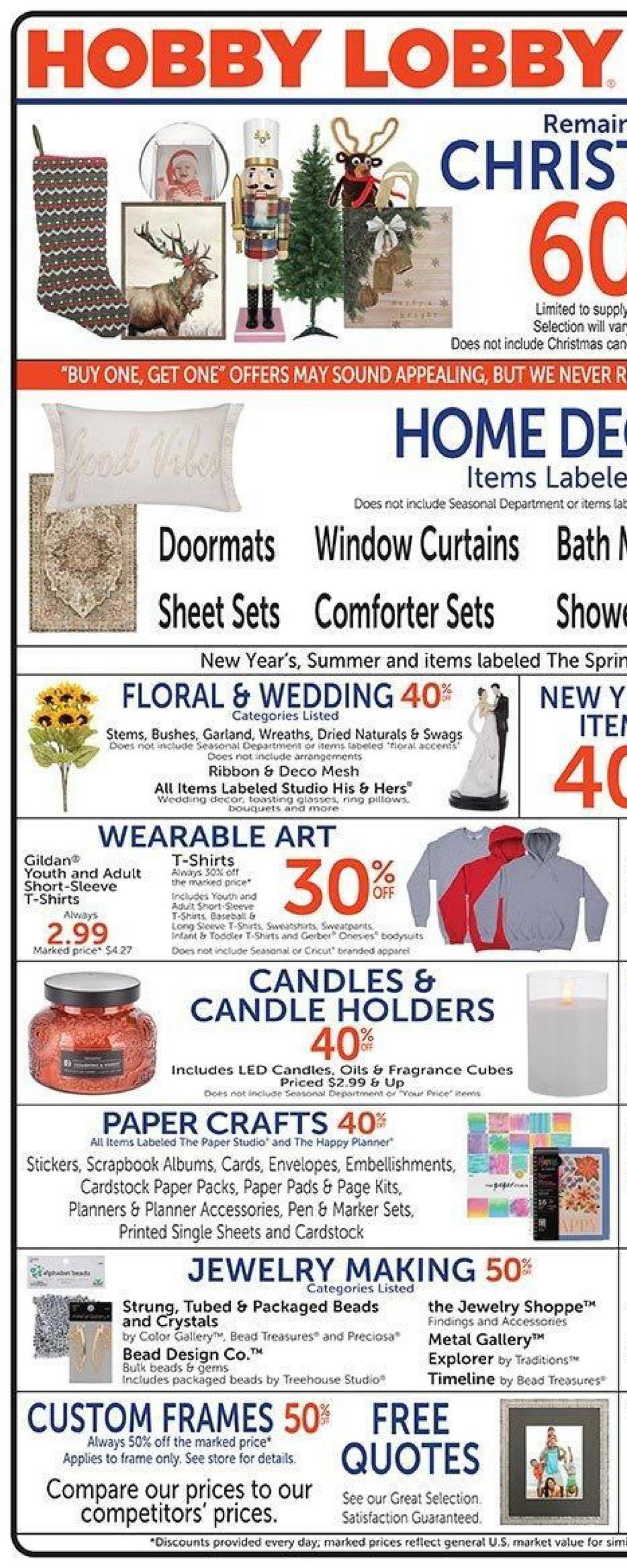 Hobby Lobby Ad Weekly December 22 - 28, 2024 | WeeklyAds2