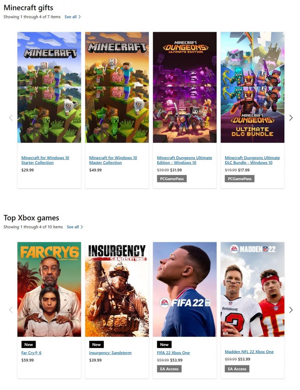 Microsoft Holiday Gift Guide Ad 2021 | WeeklyAds2