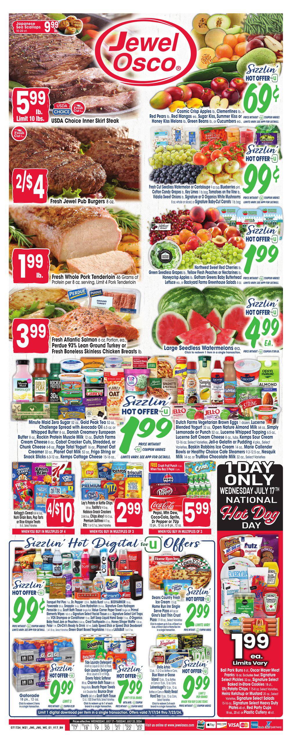 Jewel-Osco Weekly Ad July 17 - 23, 2024 | WeeklyAds2