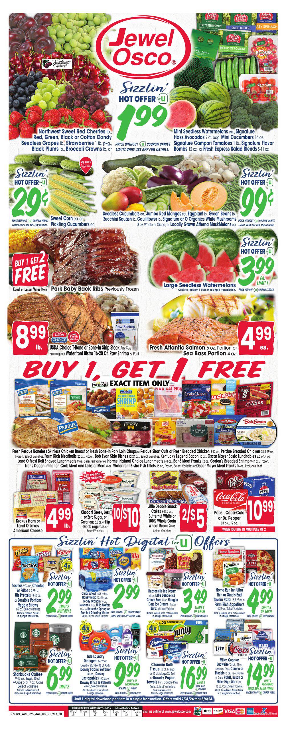 Jewel-Osco Weekly Ad July 31 - August 6, 2024 | WeeklyAds2