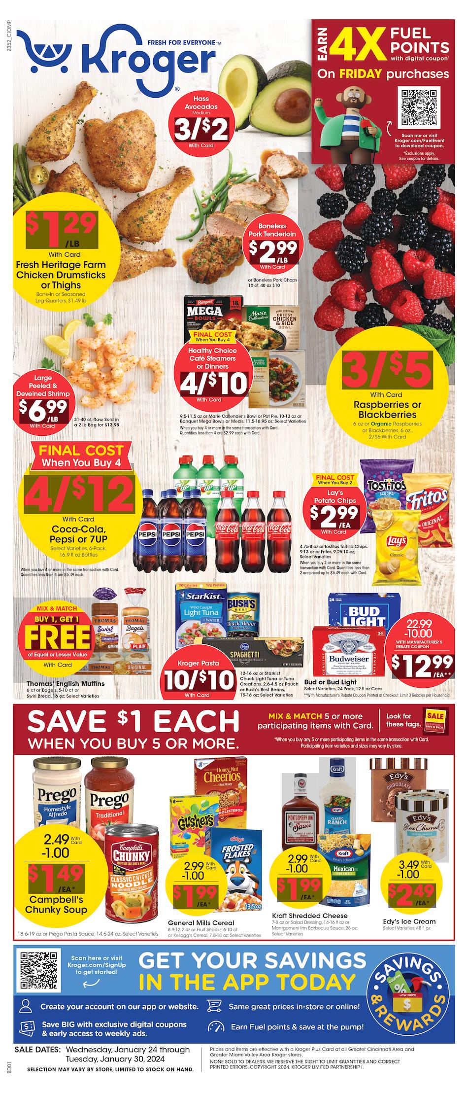 Kroger Weekly Ad Jan 24 - 30, 2024 | WeeklyAds2