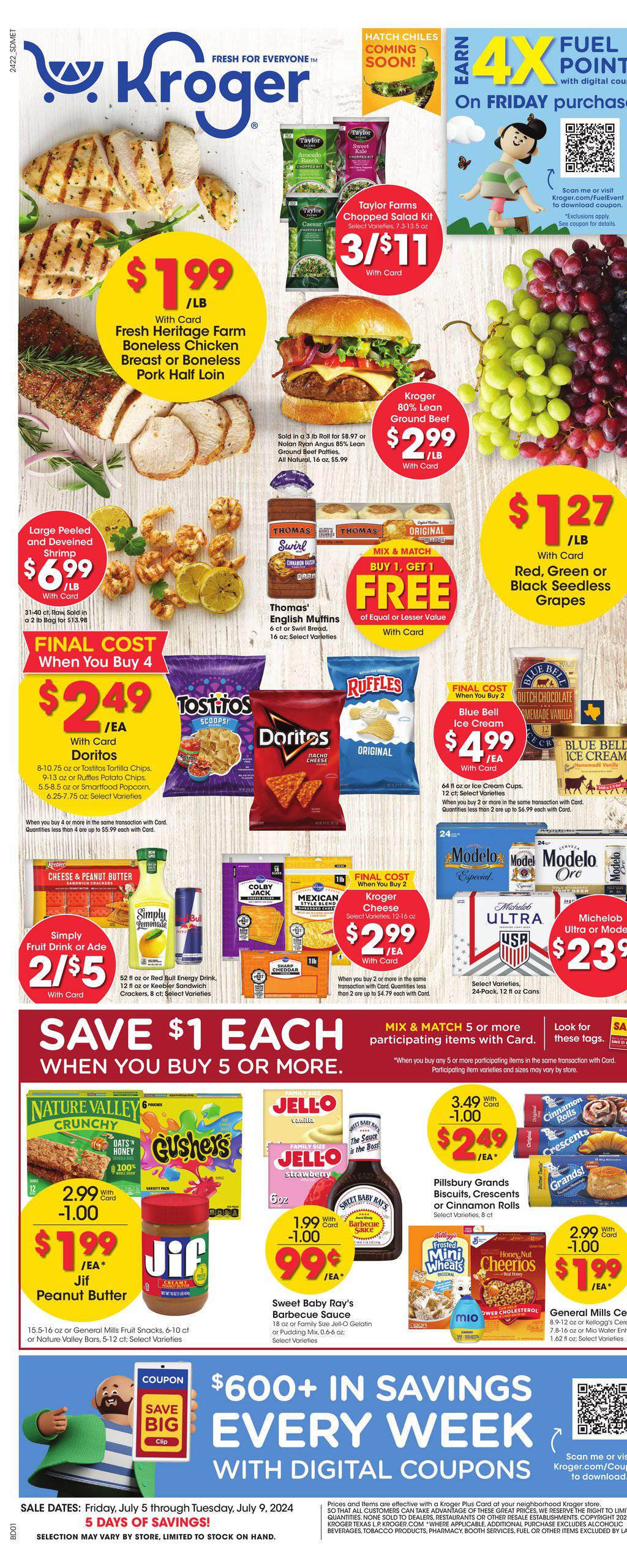 Kroger Weekly Ad July 5 - 9, 2024 | WeeklyAds2