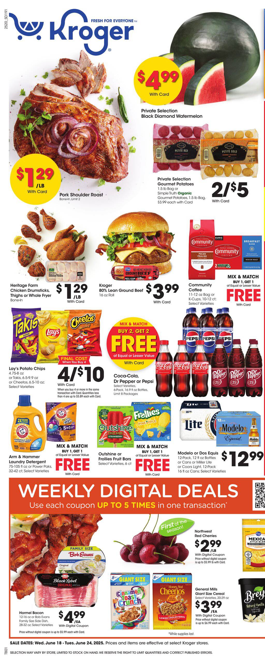 Kroger Weekly Ad June 18 - 24, 2025 | WeeklyAds2