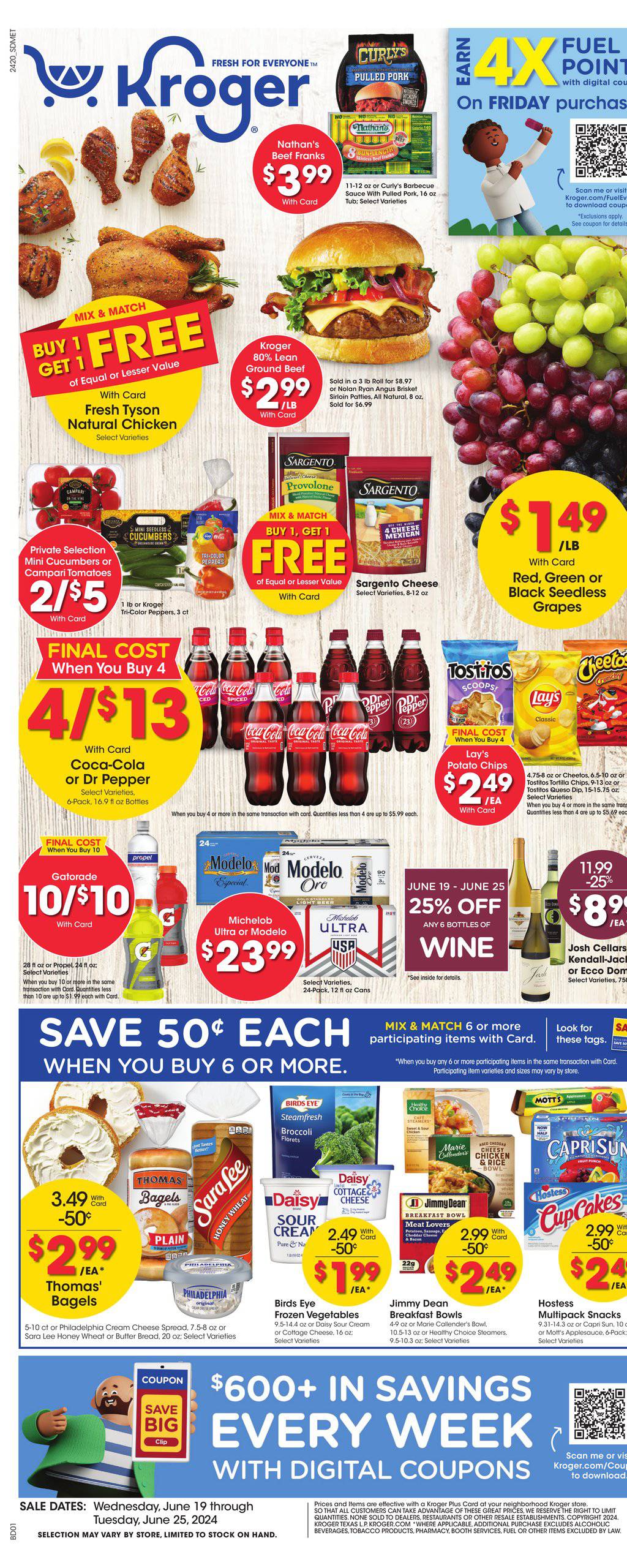 Kroger Weekly Ad June 19 - 25, 2024 | WeeklyAds2