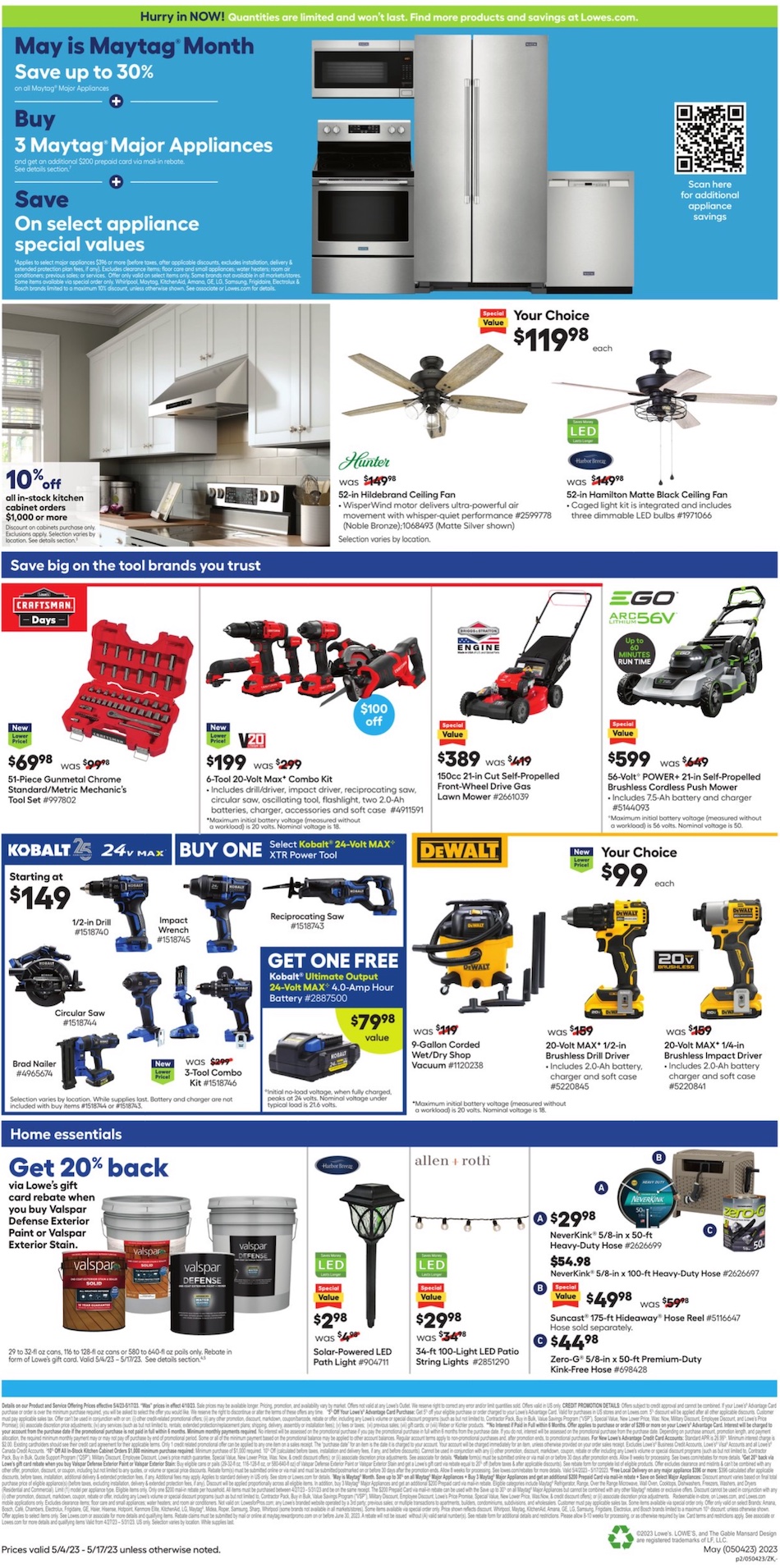 Lowe's Weekly Ad Sale May 4 - 17, 2023 | WeeklyAds2