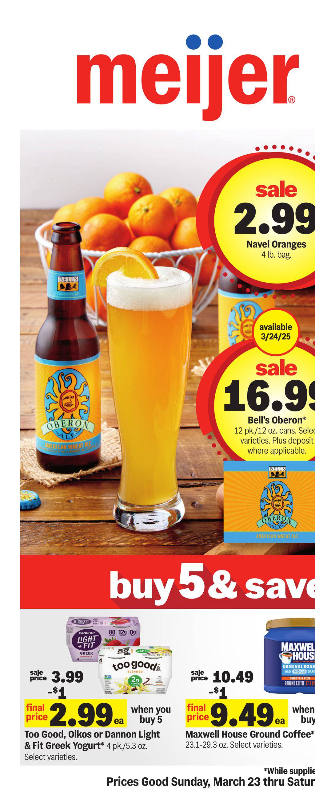 Meijer Weekly Ad March 23 - 29, 2025 | WeeklyAds2