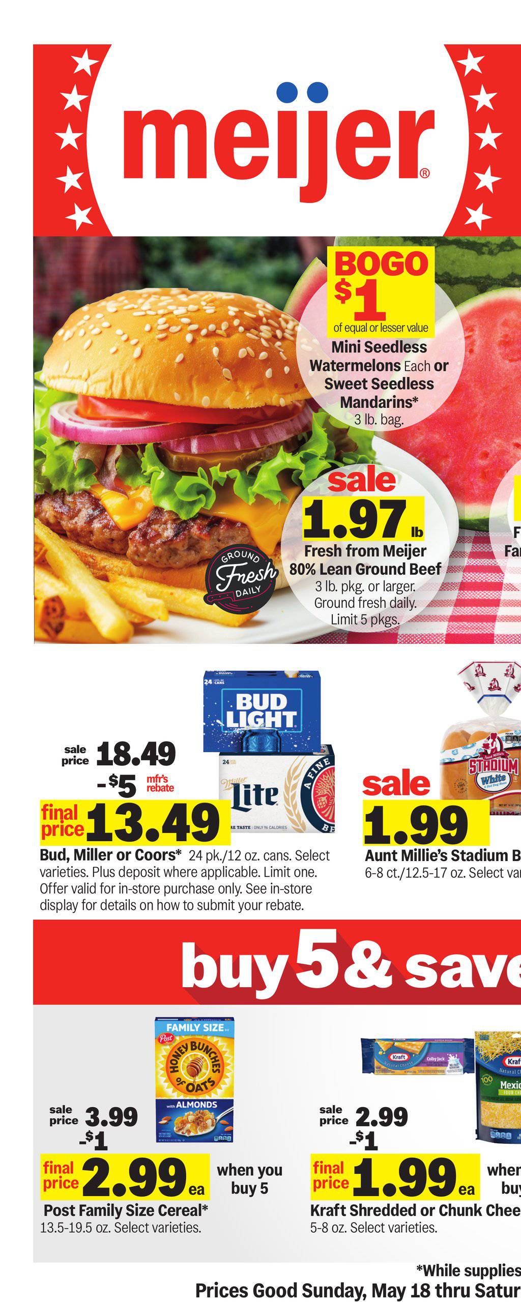 Meijer Weekly Ad May 18 - 24, 2025 | WeeklyAds2