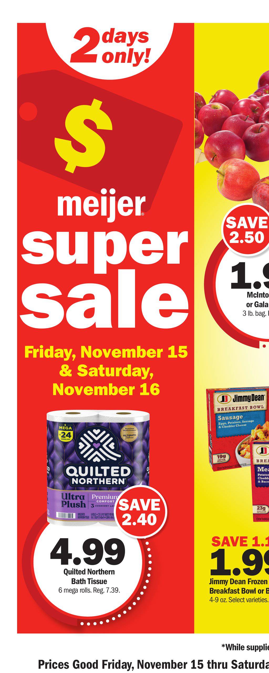 Meijer Weekly Ad Super Sale November 15 - 16, 2024 | WeeklyAds2