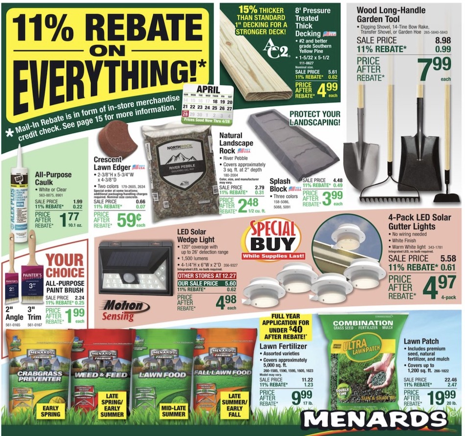 Menards Weekly Ad Apr 18 - 28, 2024 | WeeklyAds2