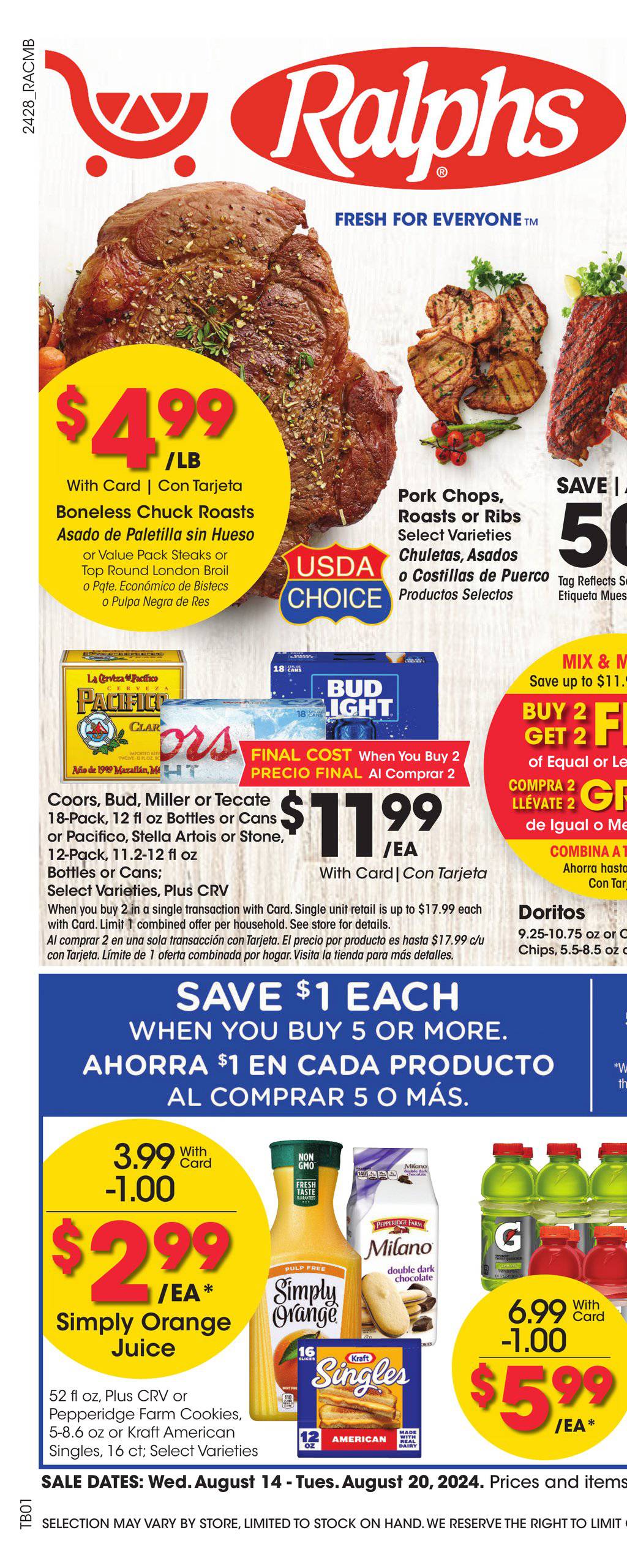 Ralphs Weekly Ad August 14 - 20, 2024 | WeeklyAds2